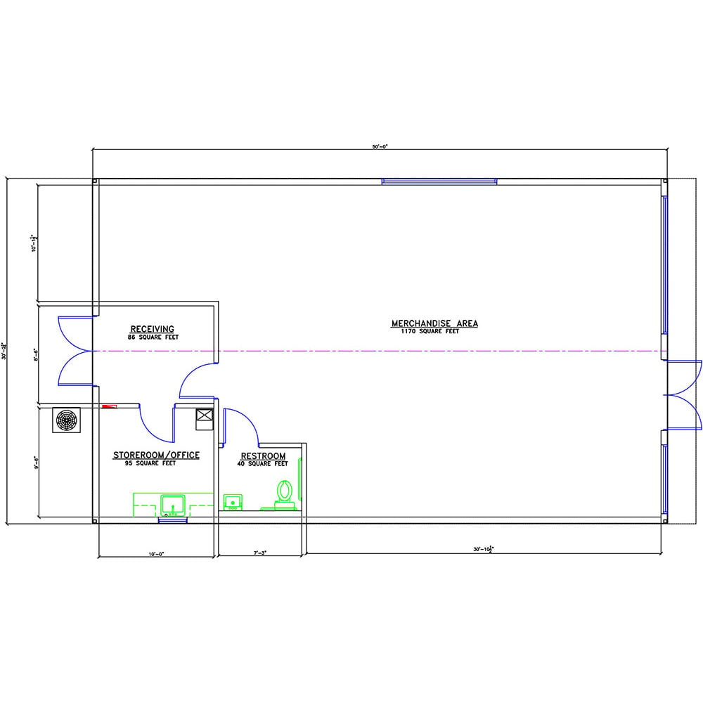 Commercial Store Front – Green Dwellings